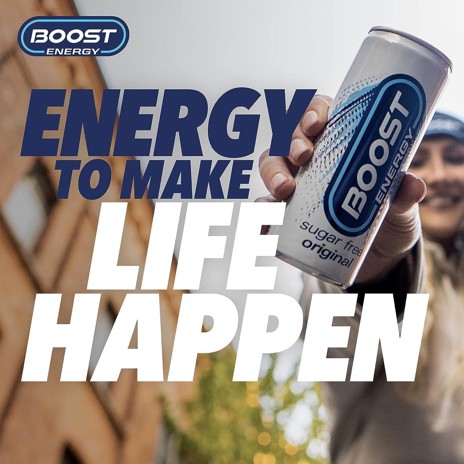 Boost Sugar Free Great Tasting Energy Drink 250ml (48) | Buy Now with ...