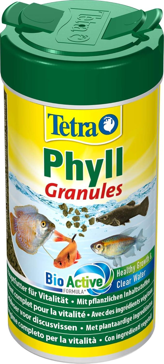 Tetra Phyll Granules - Premium Fish Feed for Herbivorous Decorative Fish | 250ml Granulate with ...