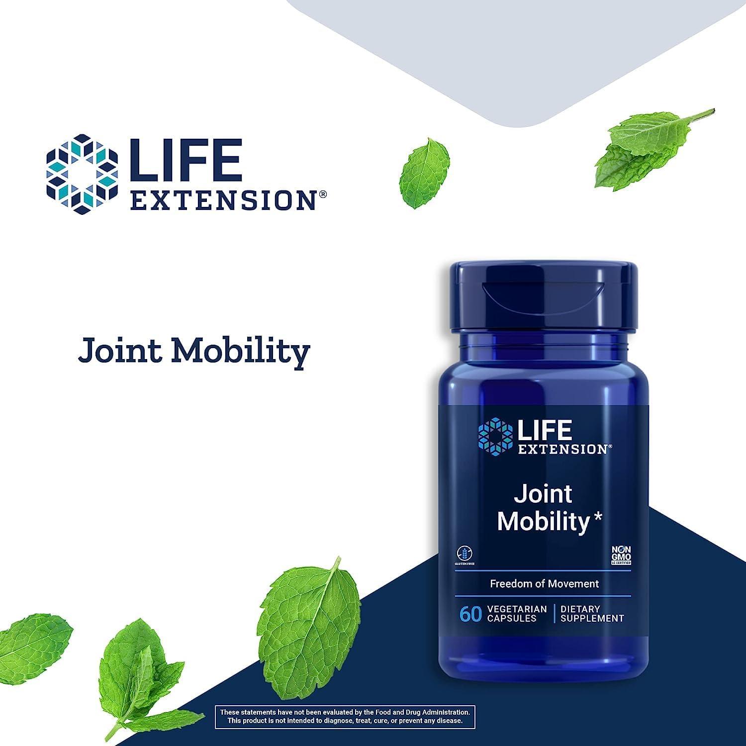 Life Extension Tamaflex Joint Mobility Supplement - 60 Capsules | Knee ...