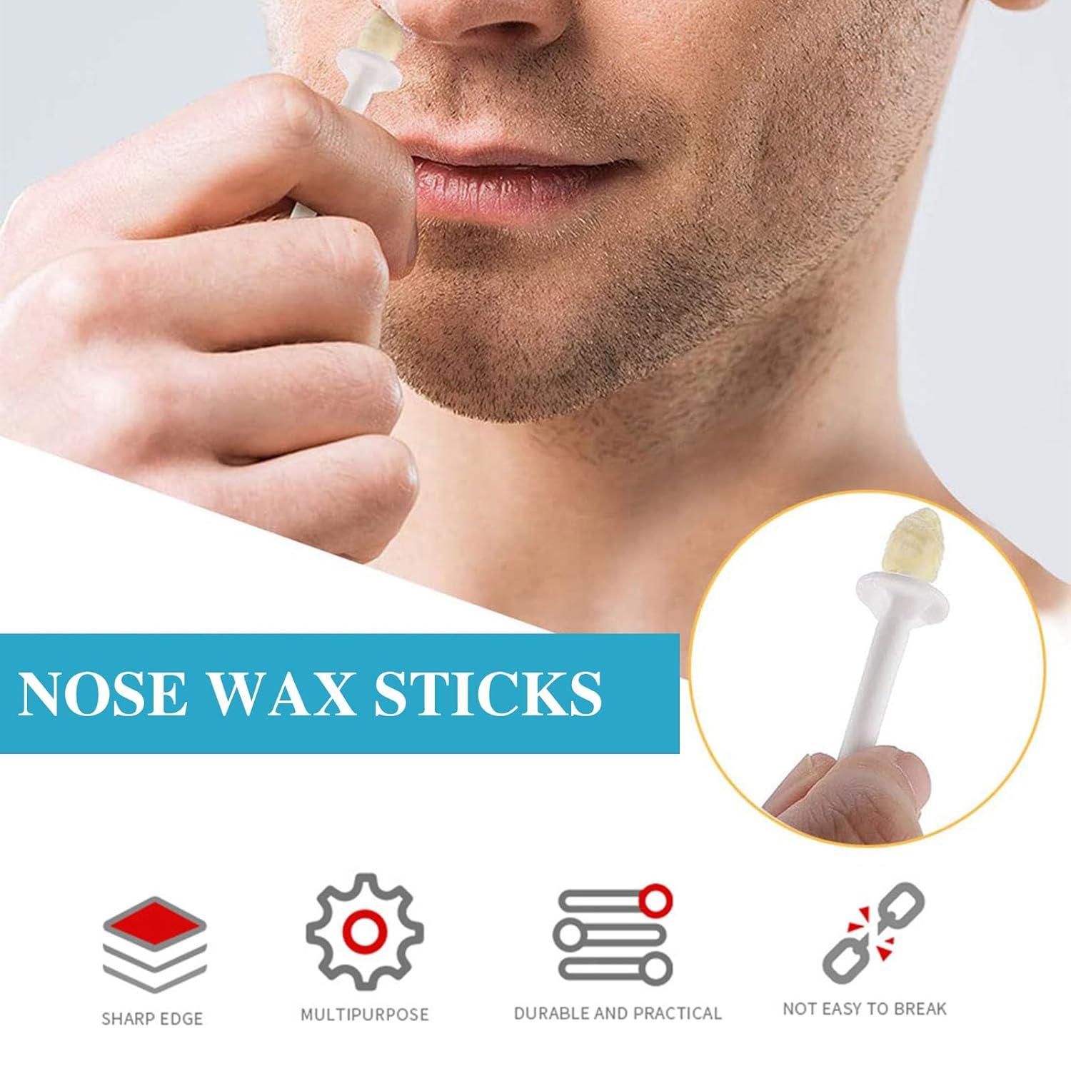 Nasal Wax Applicators for Hair Removal - 60 Count | Waxing Sticks for ...