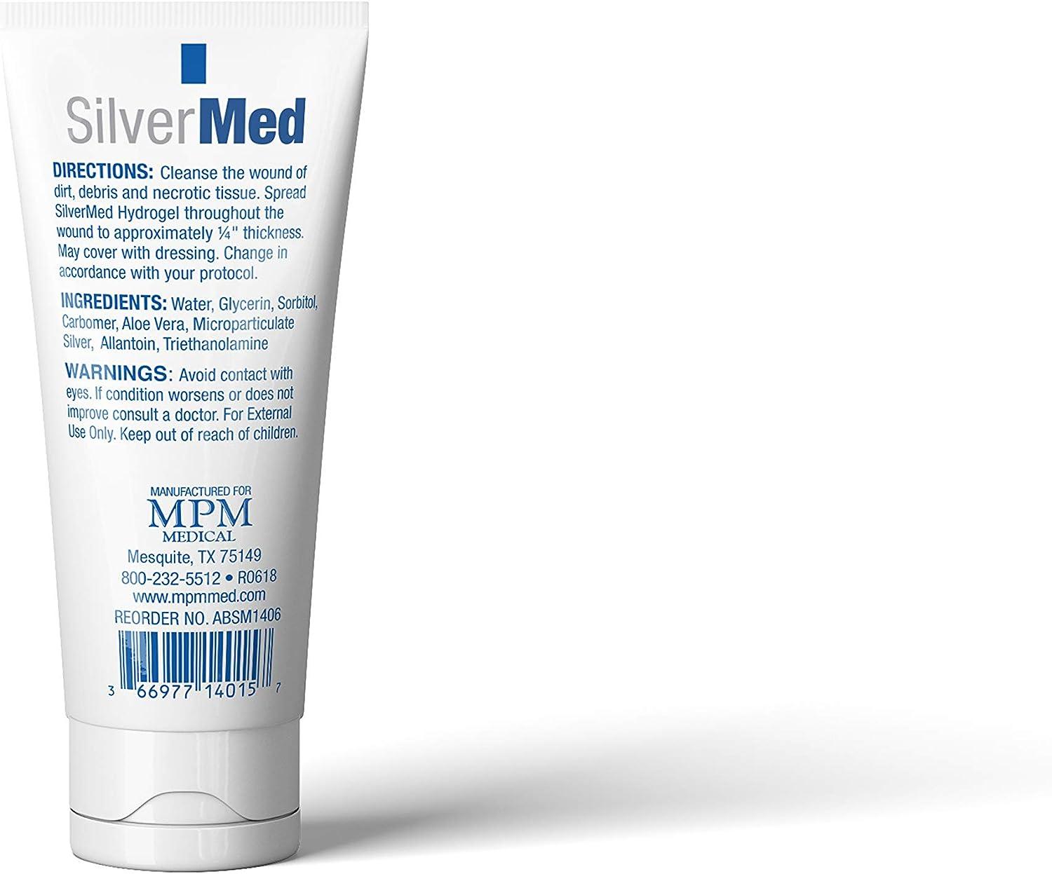 MPM Medical SilverMed Antimicrobial Hydrogel Wound Gel 1.5oz - ABSM1406 ...
