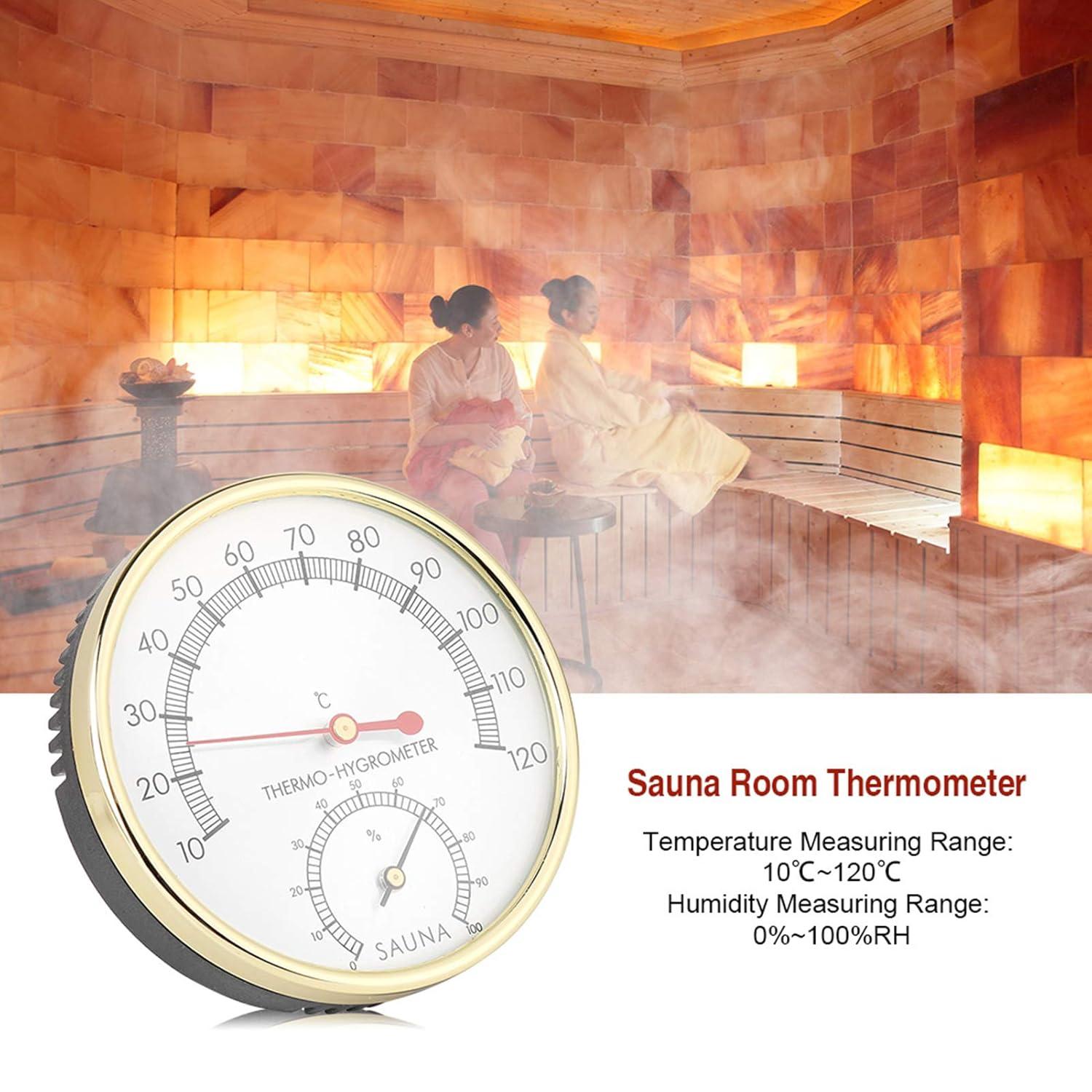 Test Metal Dial Inside Thermometer & Hygrometer - Accurate Sauna Room ...