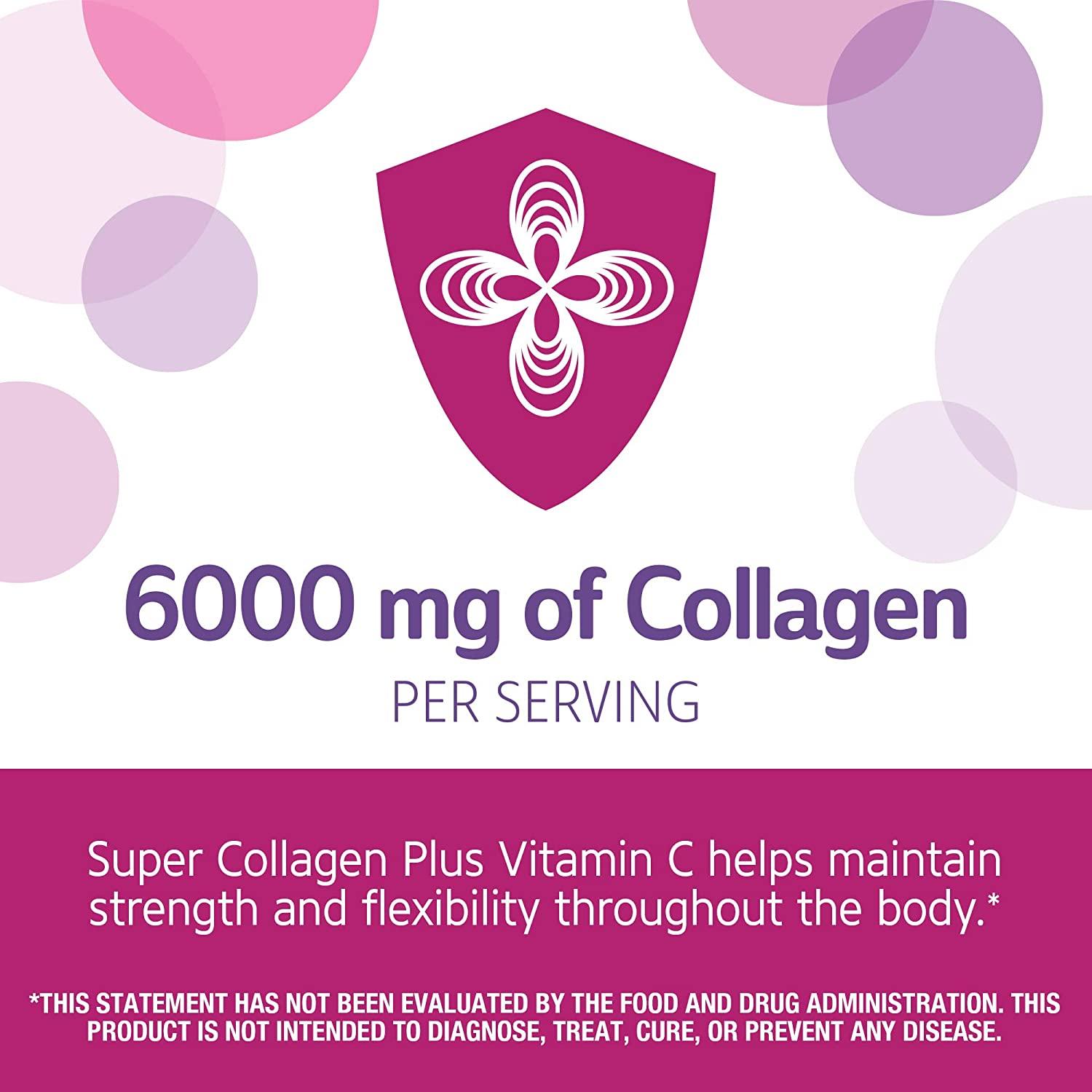 21st Century Super Collagen + Vitamin C 6000mg - 180 Tablets | Supports ...