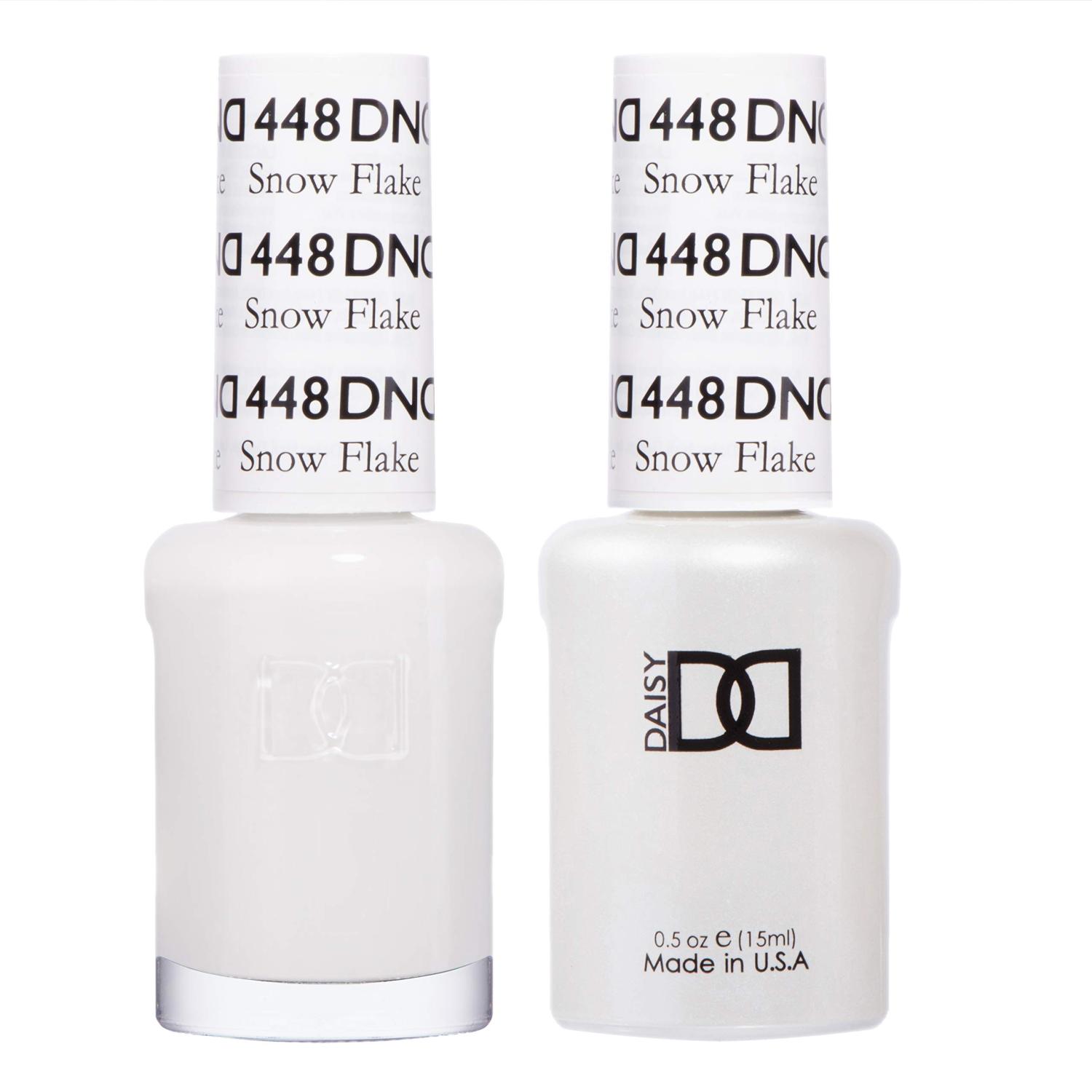 DND Gel Set - DND 448 Snow Flake | Long-lasting Gel Nail Polish Duo ...