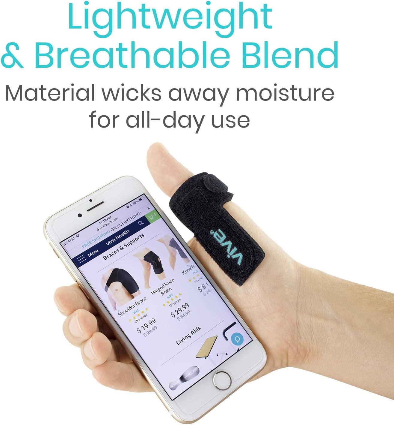 Vive Trigger Finger Splint - Support Brace for Middle Ring Index Thumb ...