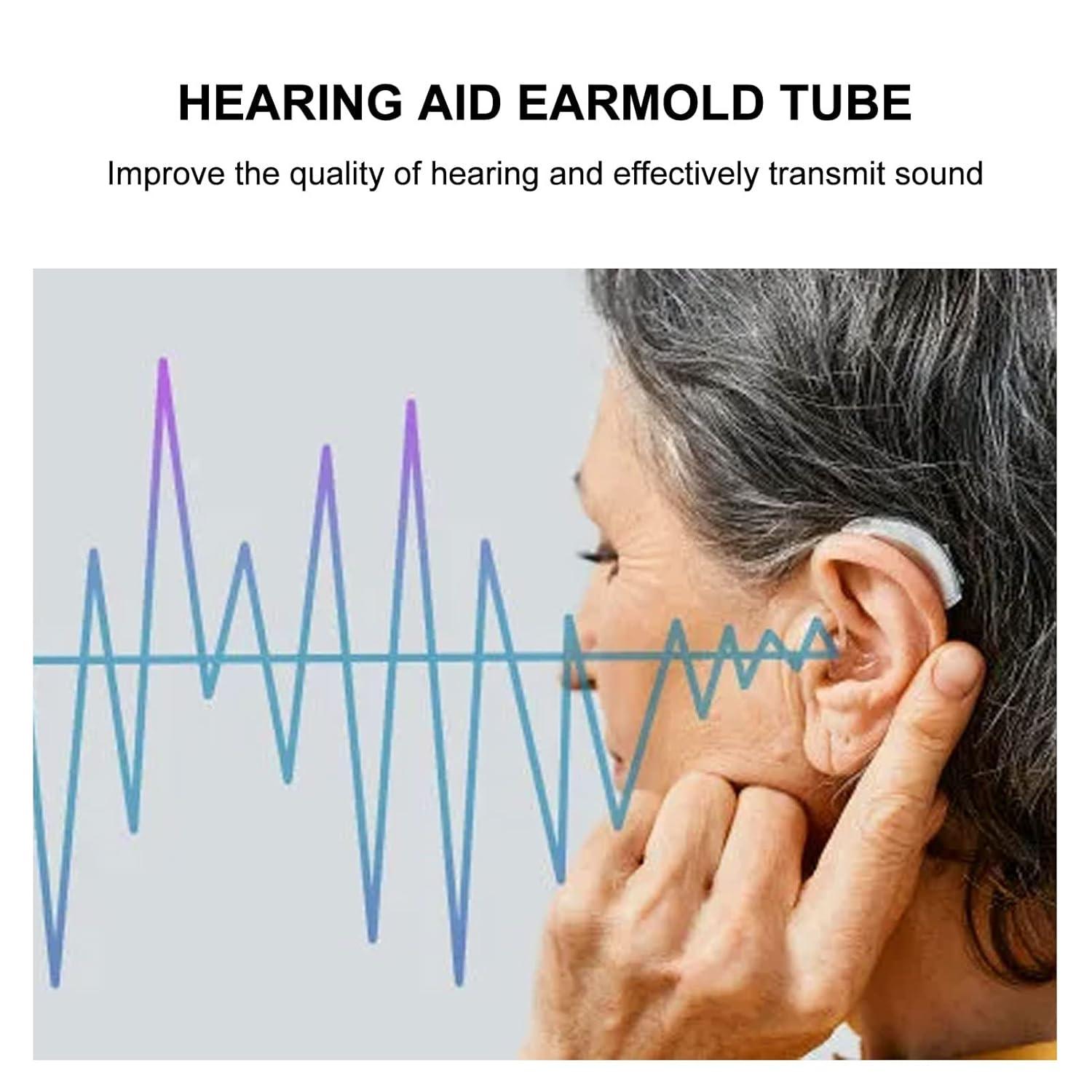 75 cm Listening Amplifier Otoplastic Hose | Transparent PVC Hearing Aid ...