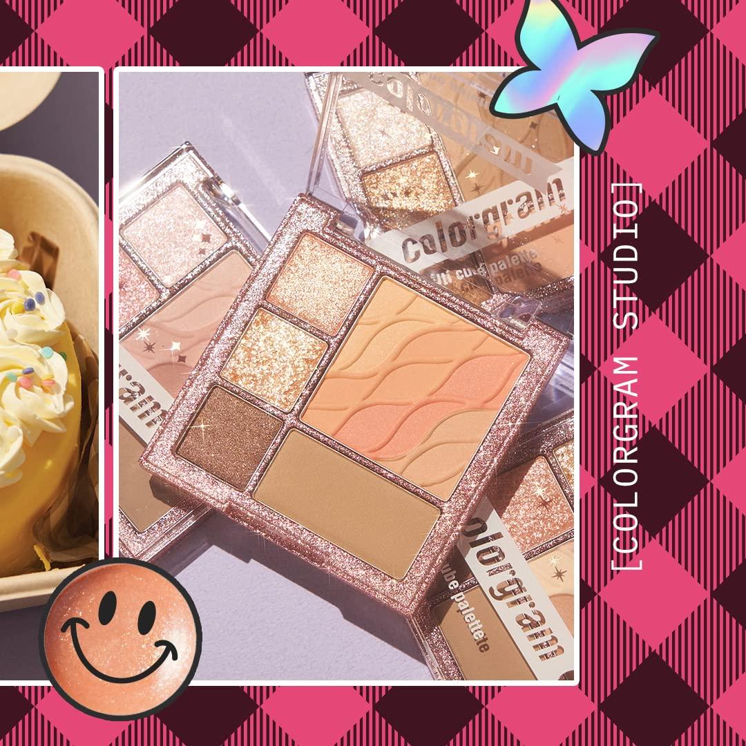 COLORGRAM Multi Cube Palette 5 Colors - 01 Basic Cube | Daily Makeup ...