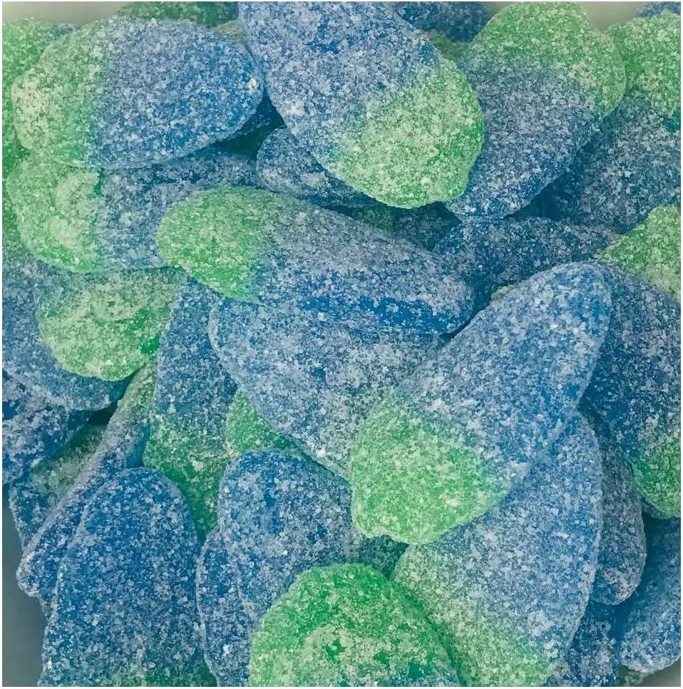 Fizzy Blue Raspberry Flavour Sour Jelly Sweets 500g | Buy Now with ...