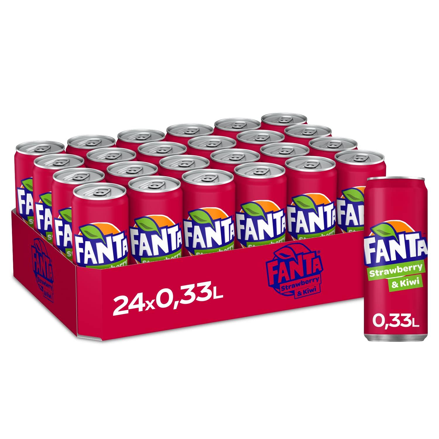 Fanta Strawberry & Kiwi and Coca-Cola Cherry Bundle | Fruity Soft Drink ...