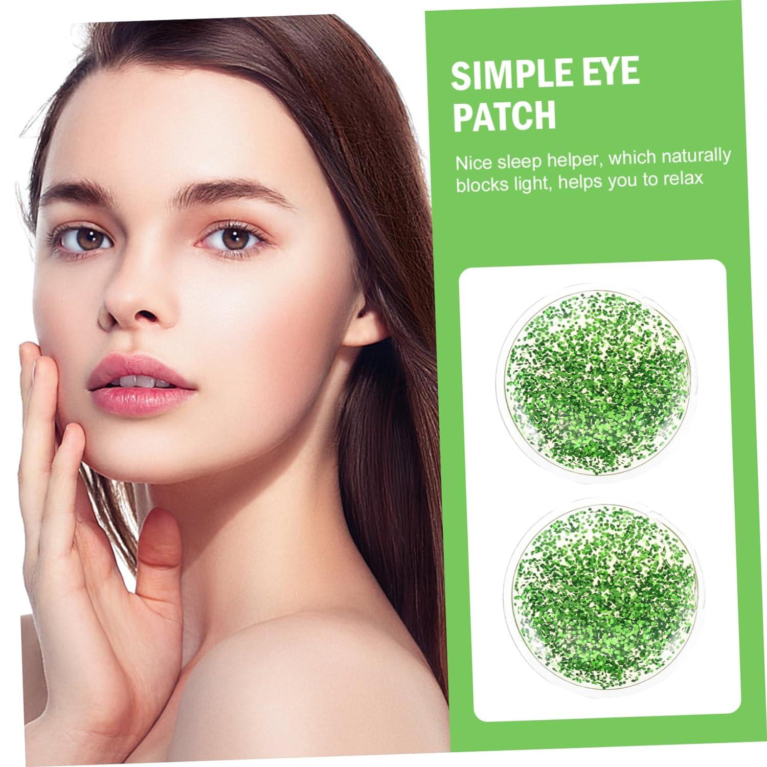 FRCOLOR 2pcs Eye Patch Ice Pack for Face and Breastmilk - Cooling Eye ...
