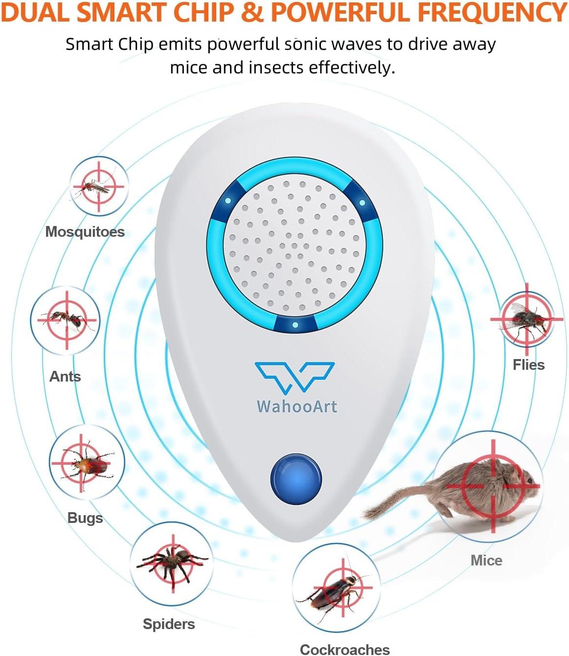 Pest Control Repeller Electronic Plug in Pest Control Indoor for Bug ...