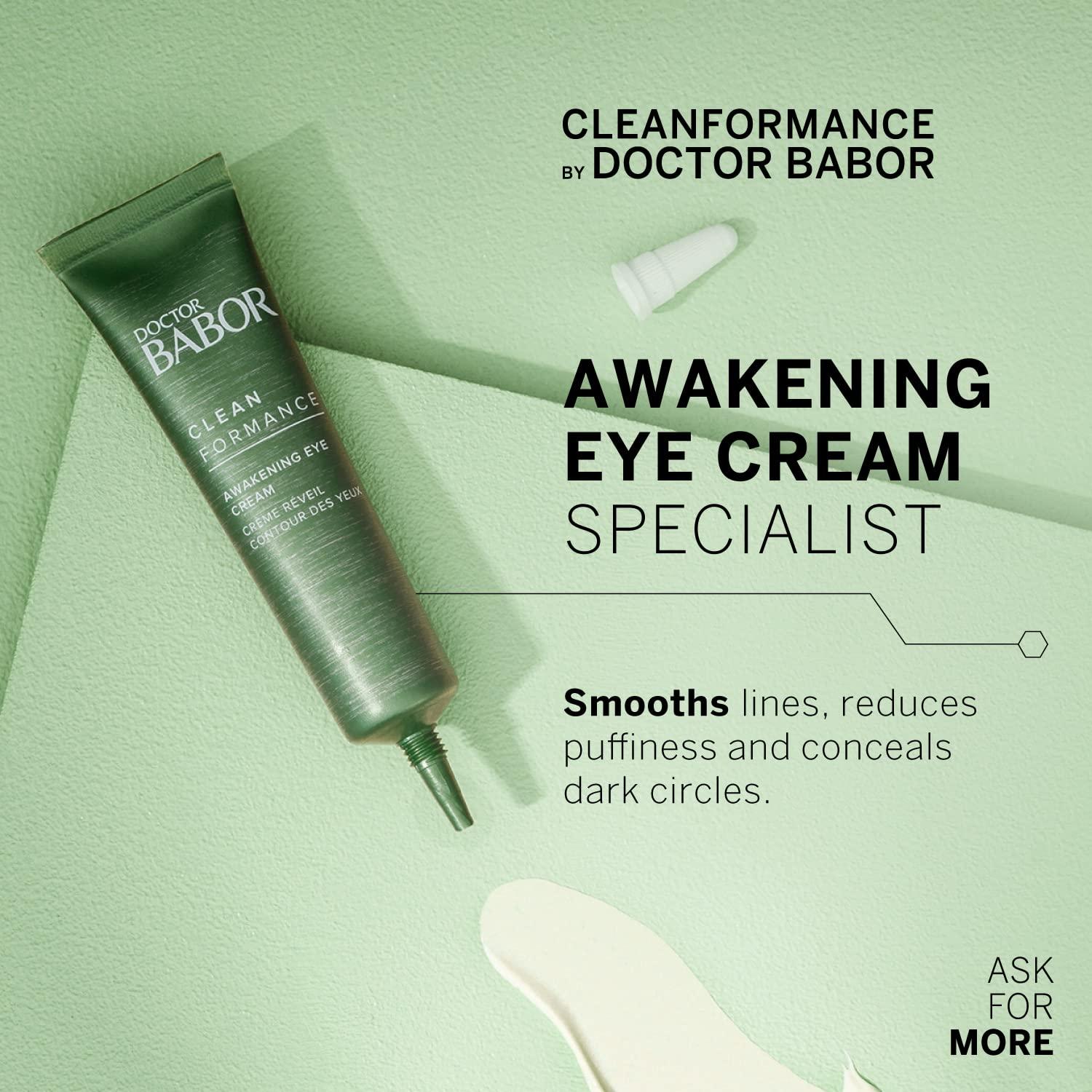 BABOR Cleanformance Awakening Eye Cream with Hyaluronic Acid - Dark ...