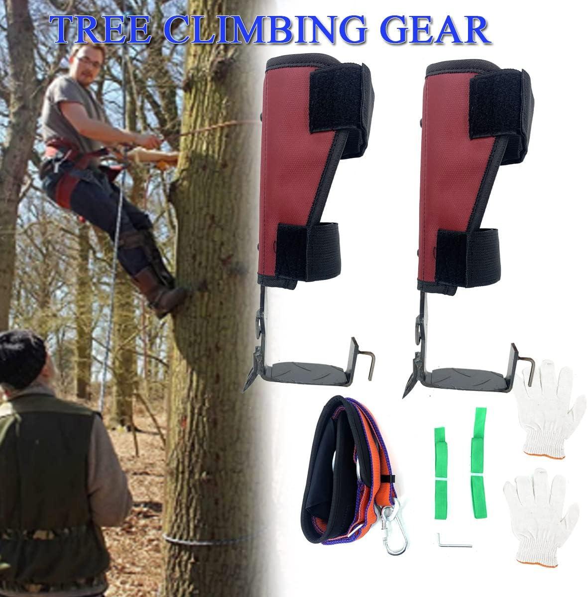 Lfhelper Tree Climbing Equipment - 250kg Load Climbing Spike Set with ...