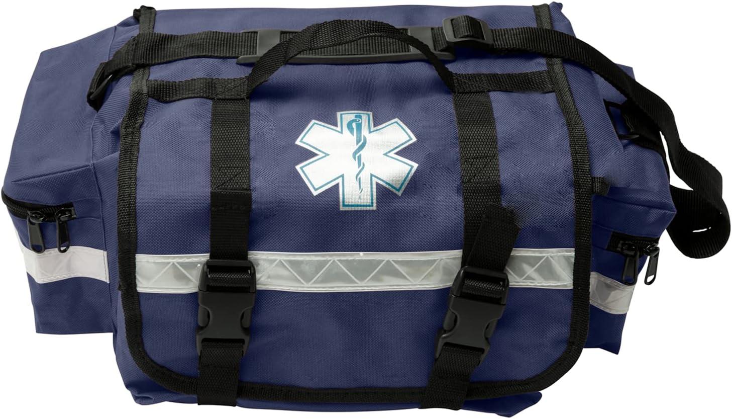 NOVAMEDIC Professional Blue First Responder Bag 17x9x7 - EMT Trauma ...