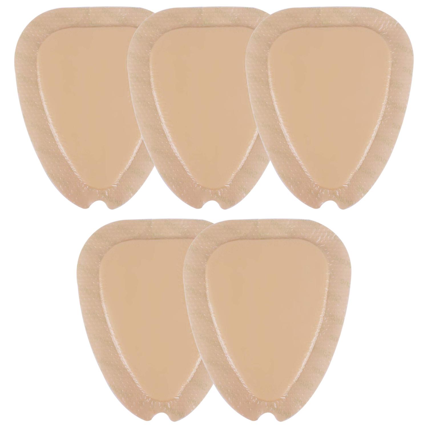 Carbou Sacrum Silicone Foam Dressing 6''x7'' - Waterproof Sacral Pad ...