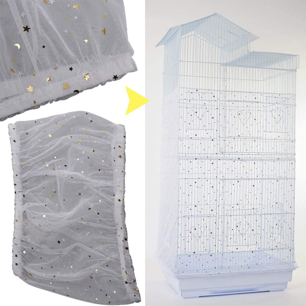 Bird Seed Catcher | Extra Large Mesh Stretchy Guard Cover | Nylon Shell ... Bird Seed Catcher | Extra Large Mesh Stretchy Guard Cover | Nylon Shell ...