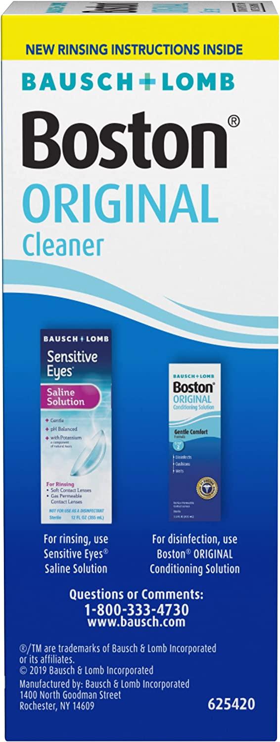 Bausch & Lomb Boston Original Cleaner 1 Fl Oz - Pack of 1 | Effective ...