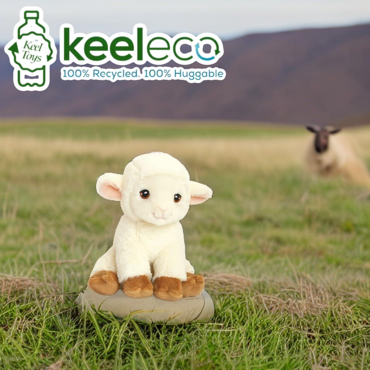 Deluxe Eco-Friendly Plush Sheep Toy | Soft & Cuddly | 100% Recycled ...