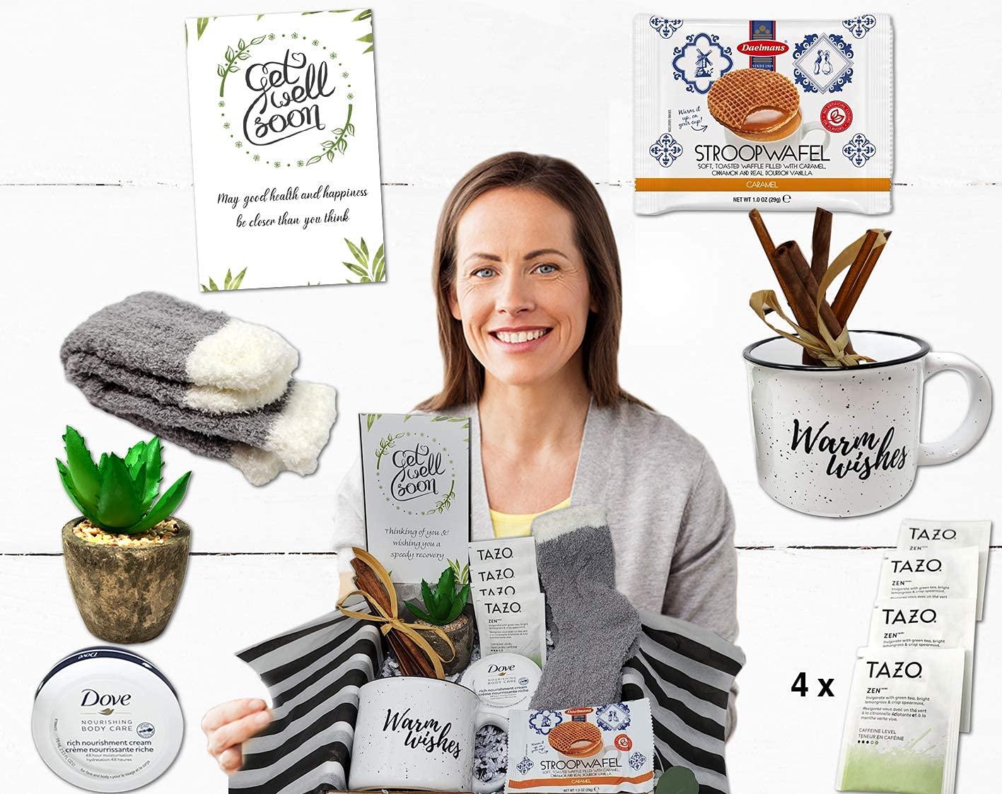 Women's Get Well Soon Care Package for Recovery - Encouragement Gift ...