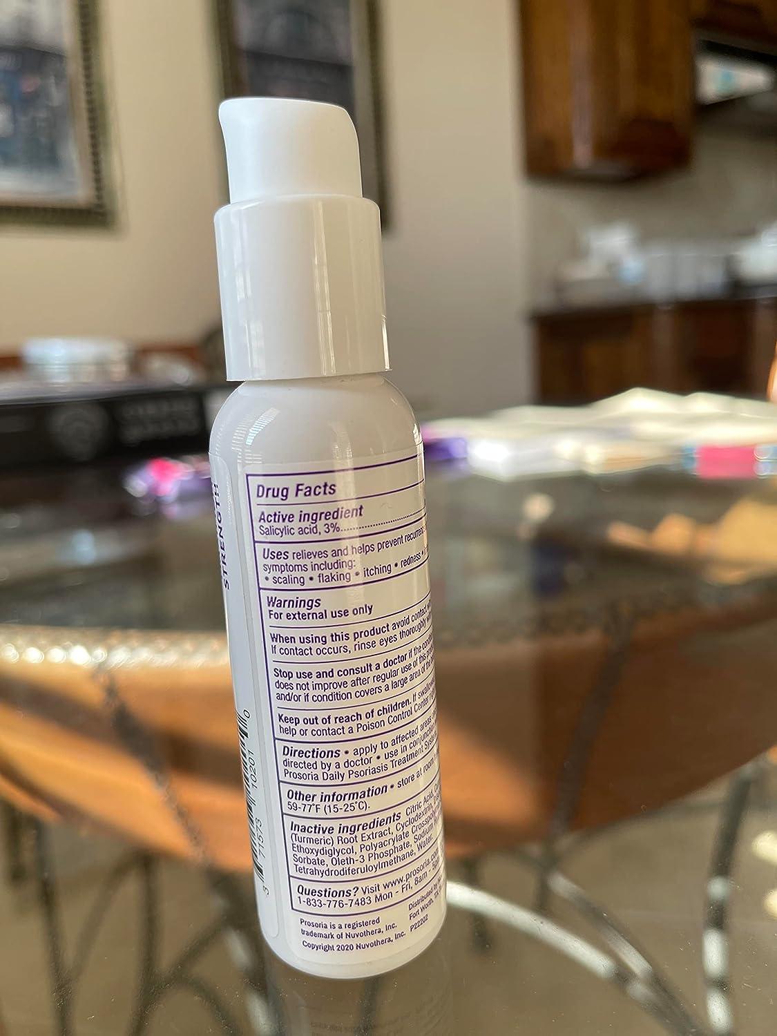 Prosoria Psoriasis Treatment Gel - 2oz Topical Relief for Dry, Itchy ...