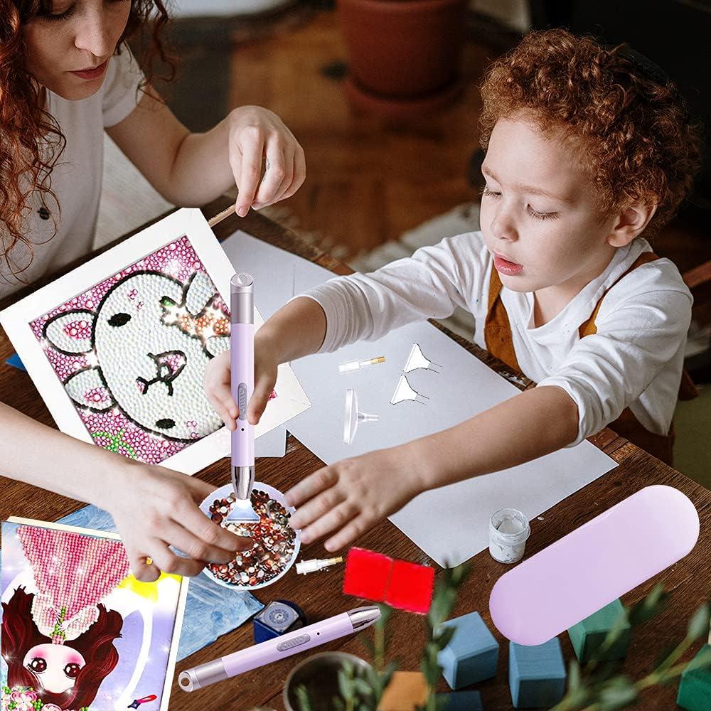 5D Diamond Painting LED Light Pen Kit - Rechargeable Art Accessory with ...
