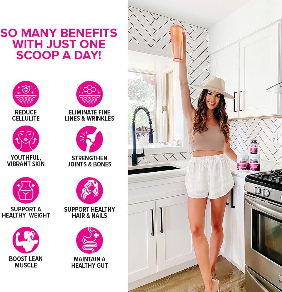 Multi Collagen Burn with Hyaluronic Acid, Vitamin C, SOD B Dimpless ...