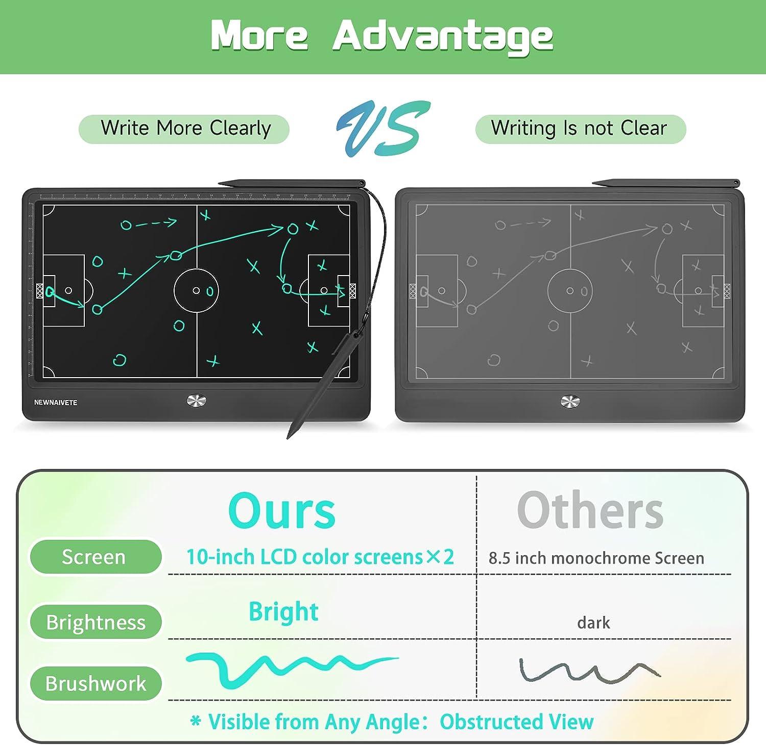 Newnaivete 12.8 inch Electronic Football Coach Board with LCD Display ...