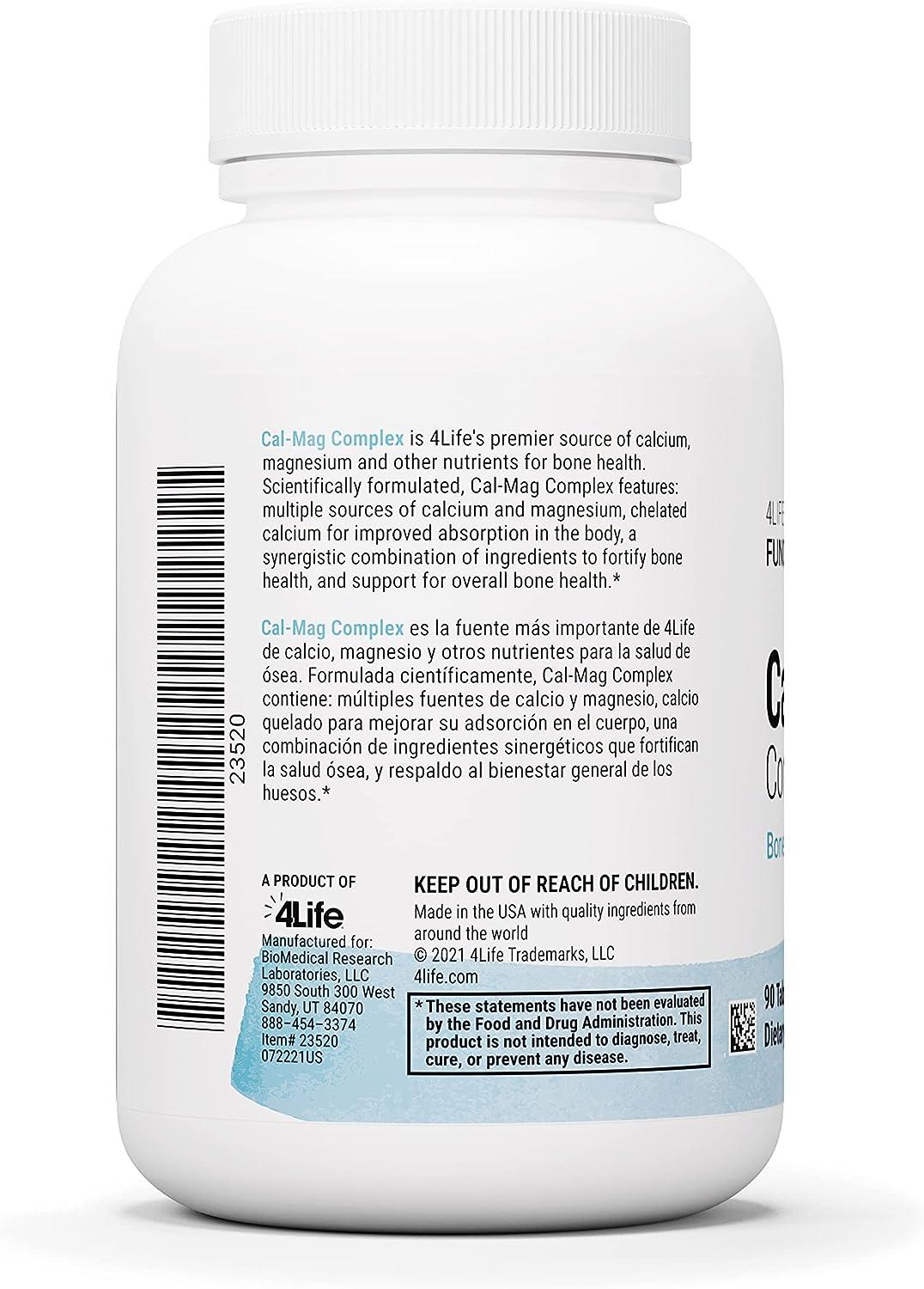 4Life Cal-Mag Complex - Muscle, Bone, and Joint Support Supplement - 90 ...