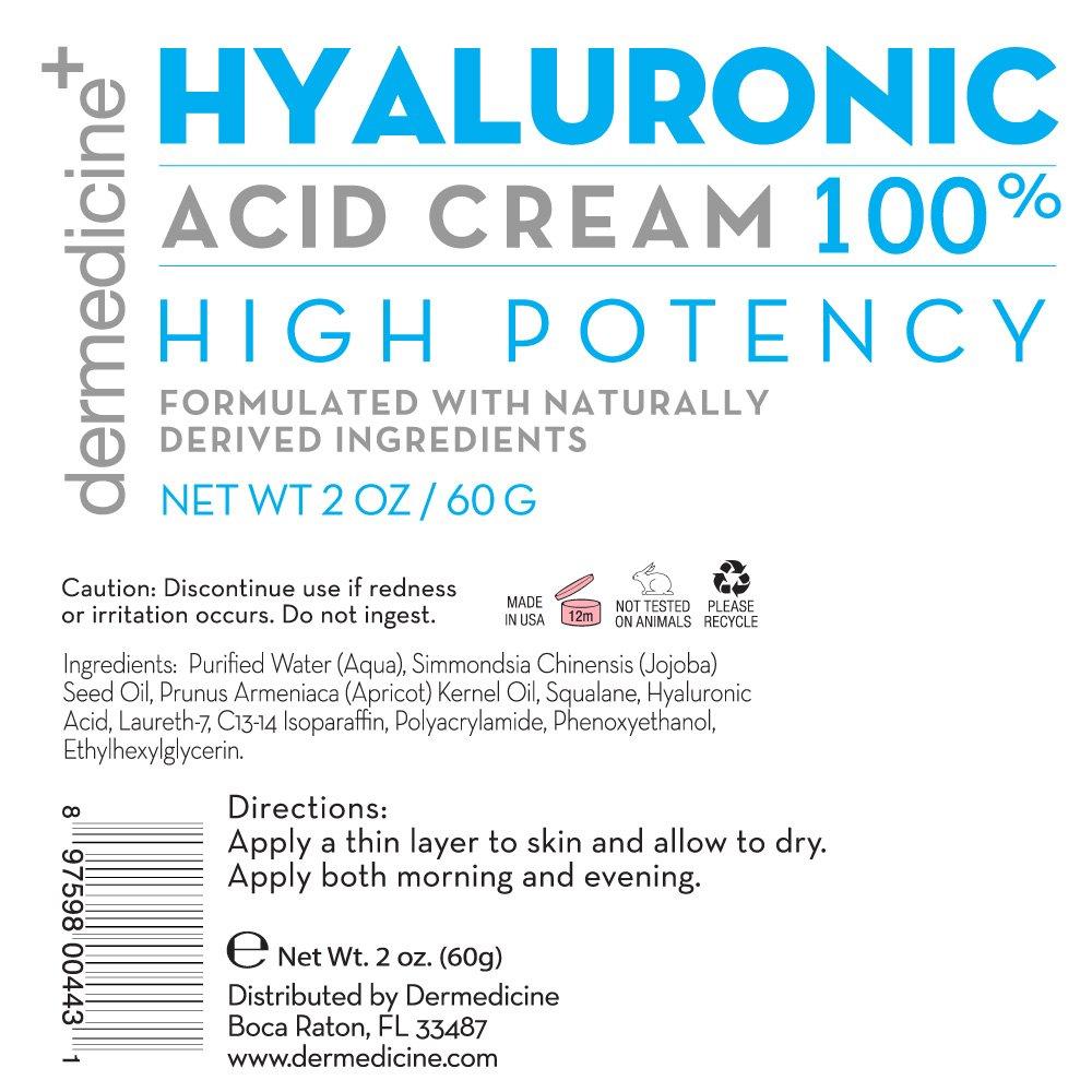 Intense Hydration Hyaluronic Acid Cream w/Jojoba & Apricot Oil ...