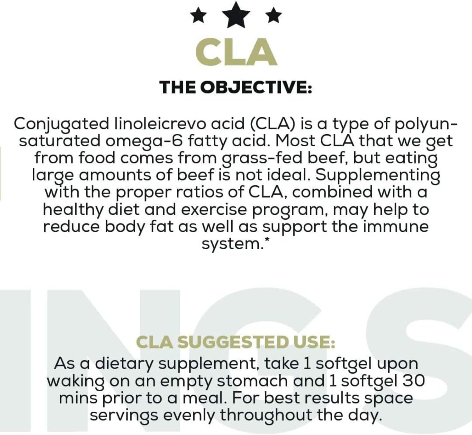 REDCON1 CLA Supplement - 1000mg Per Serving - Weight Management & Lean ...