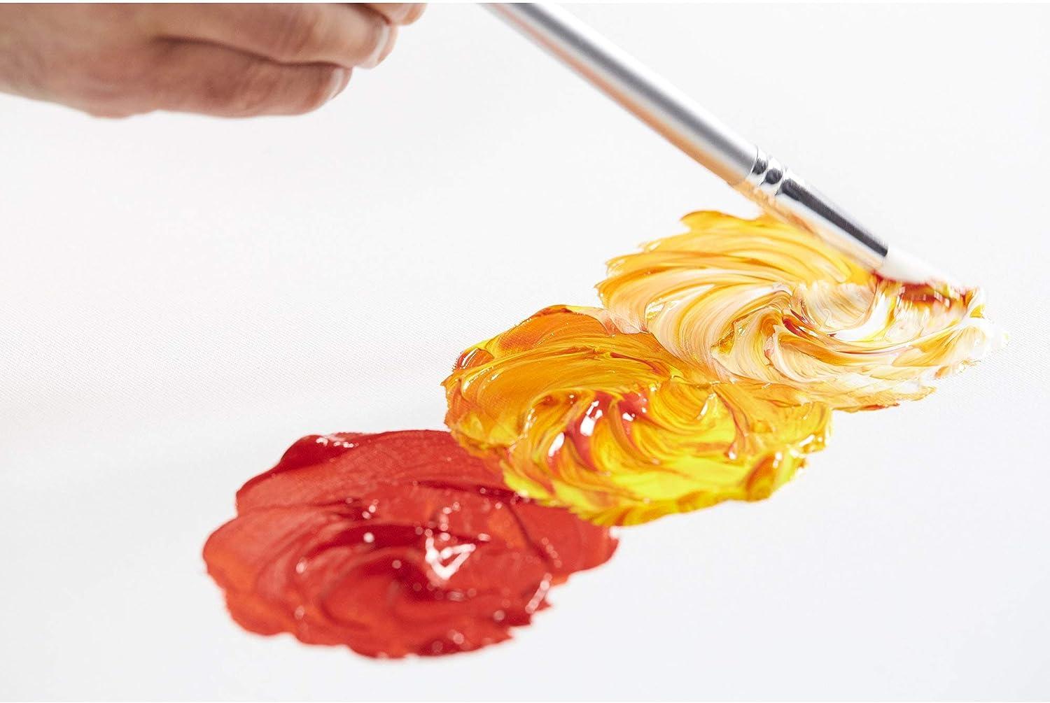 Liquitex Basics Paintbrush No. 12 White Bright - Size 12 Brush for ...