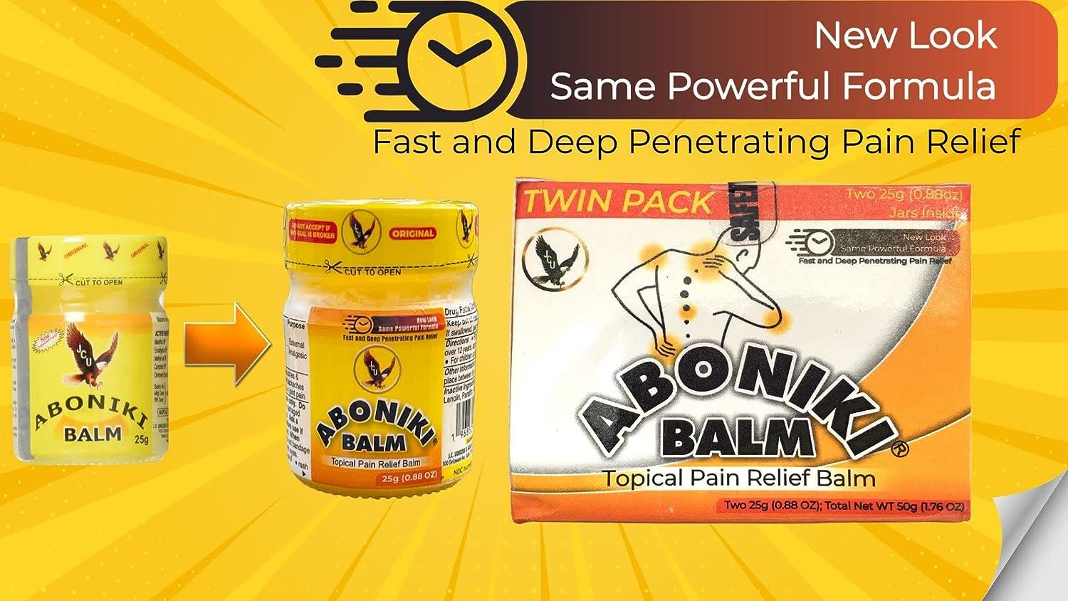 Aboniki Balm - Powerful Topical Analgesic (2 Plastic Jars) | Buy Now ...