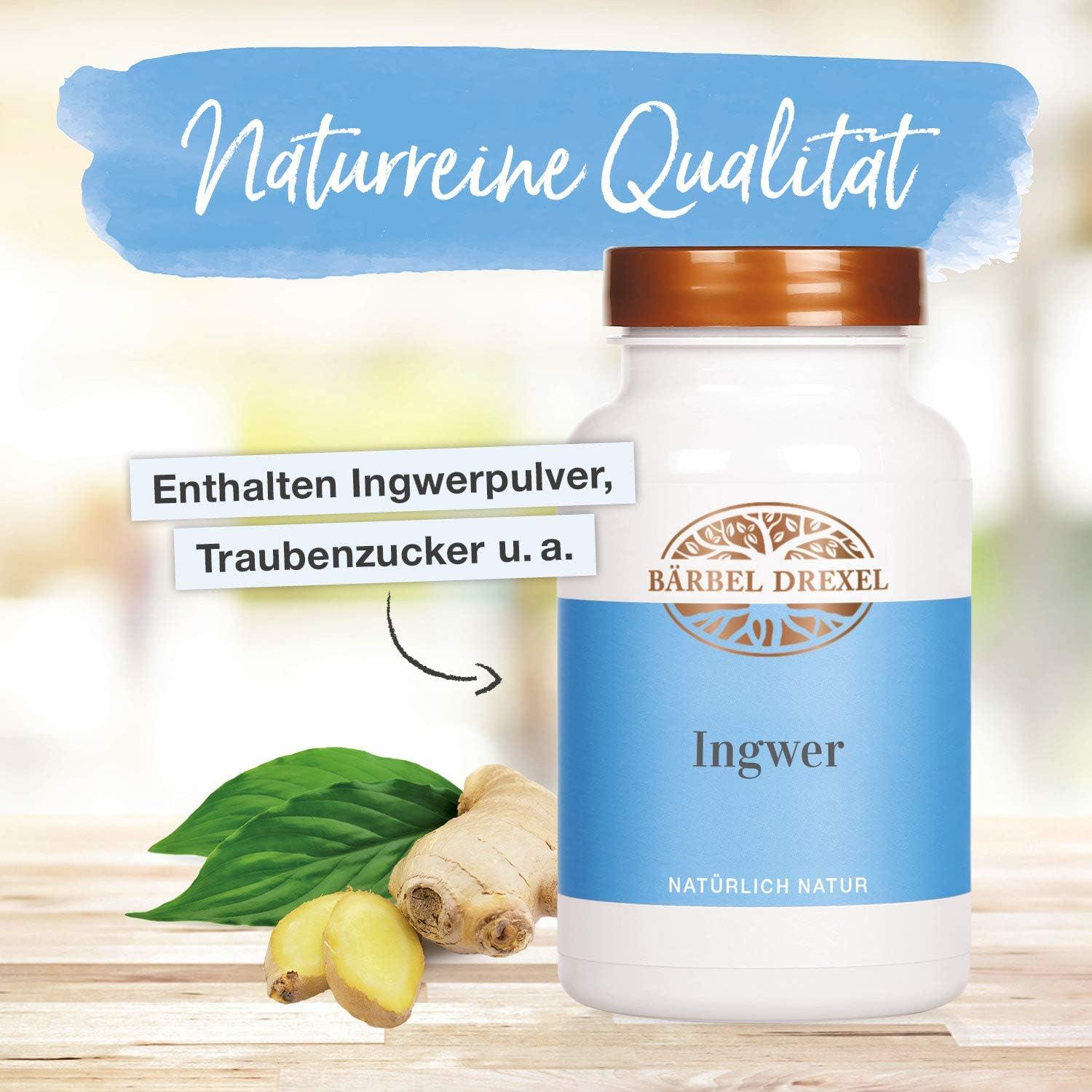 Ginger Tablets 500mg - 100% Vegan Digestive Support | B rbel Drexel ...