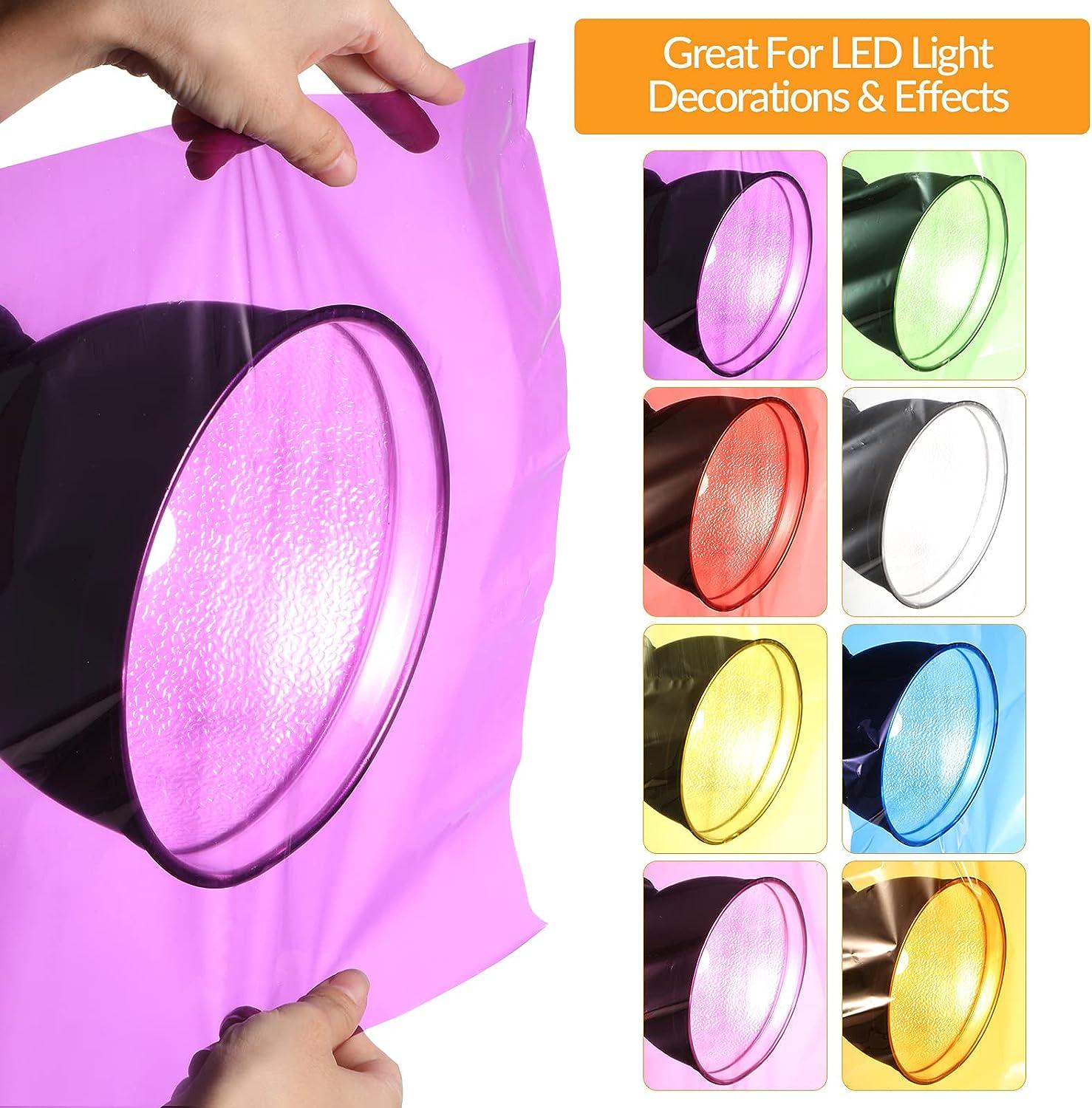 Tallew 16 Pcs 28 x 40 Inch Cellophane Sheets Cello Wraps Colored ...