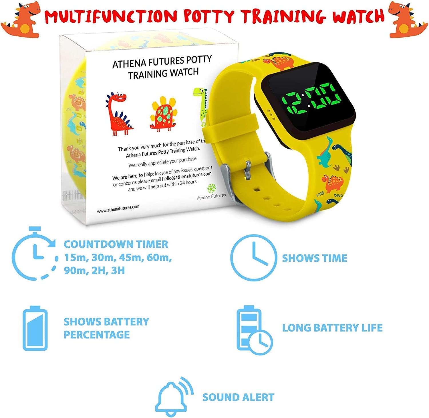 Potty Training Toilet Timer Watch for Girls Boys, Fun Flashing Lights ...