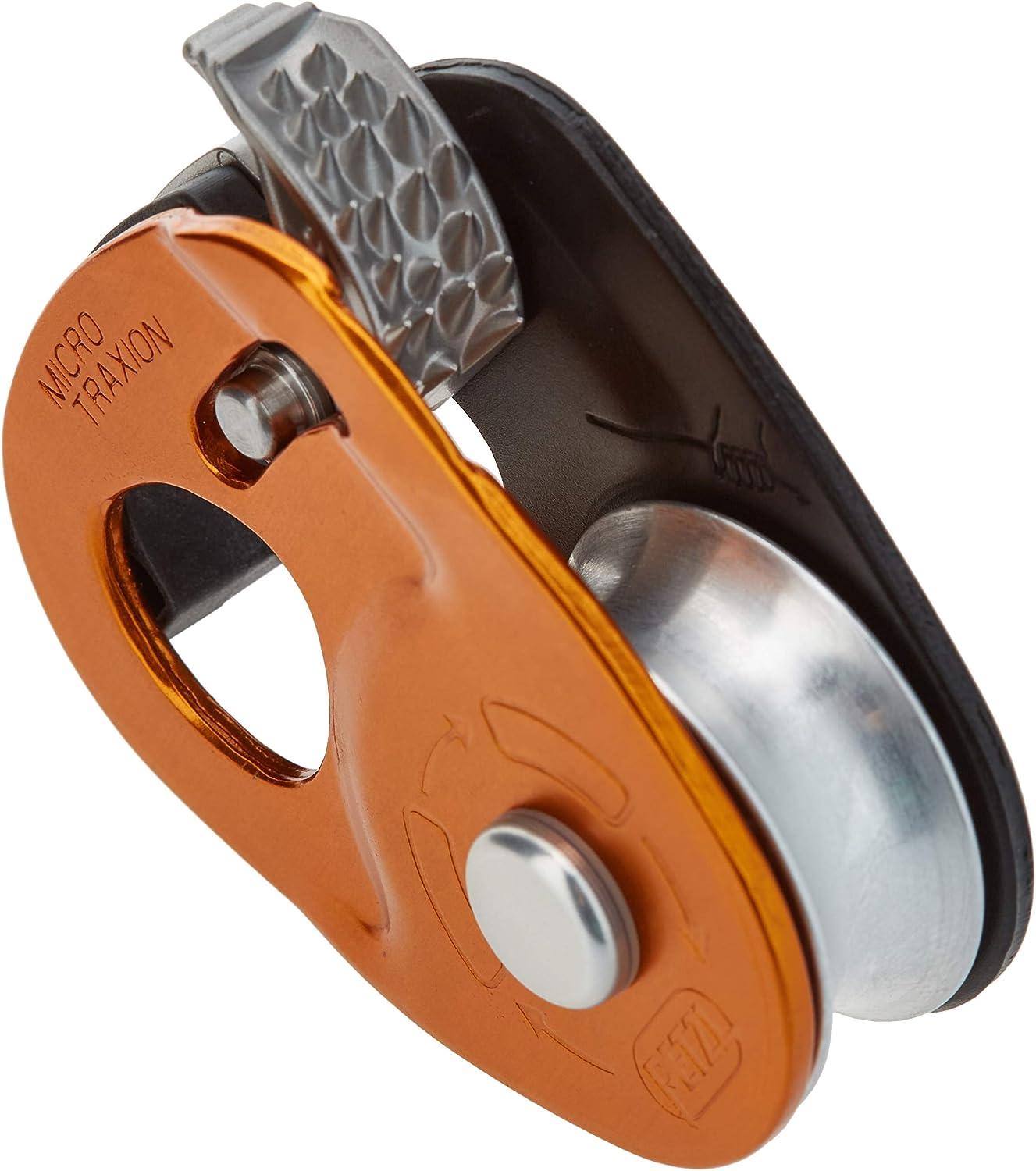 Petzl Unisex_Adult Seilrollen Micro Traxion Cable Pulley Yellow ...