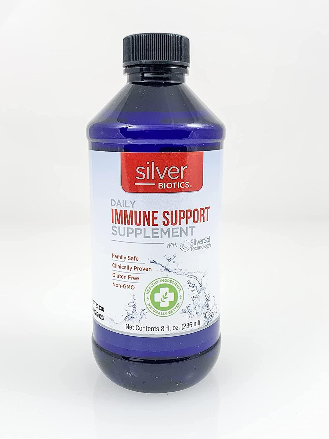 American Biotech Labs Silver Biotics Colloidal Silver Liquid Immune ...
