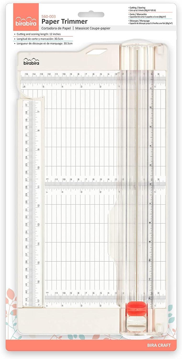 Bira Craft Paper Trimmer and Scorer | 12x6 Base Trim and Score Board ...