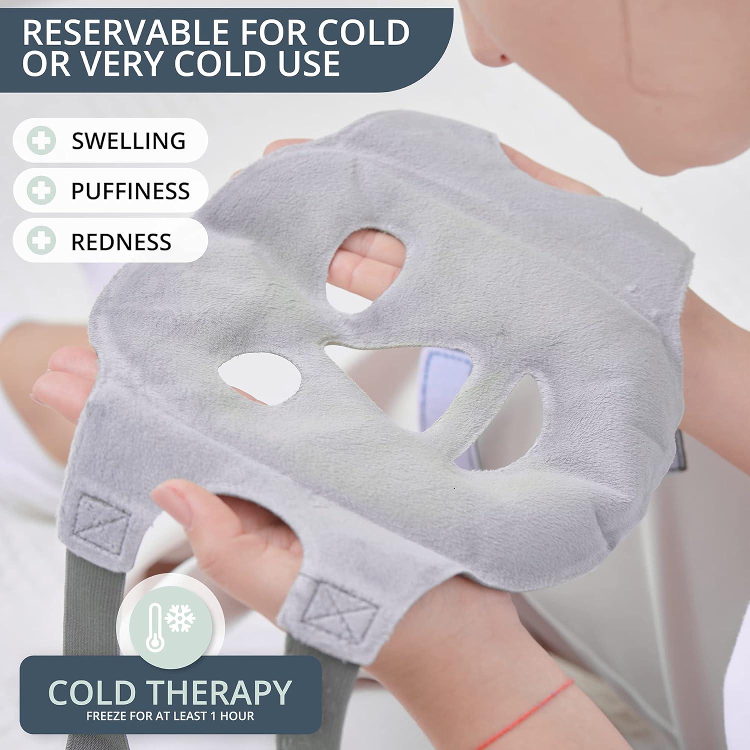 Cooling Mask Face Halo Mask | Free Hot & Cold Gel Facial Mask for ...