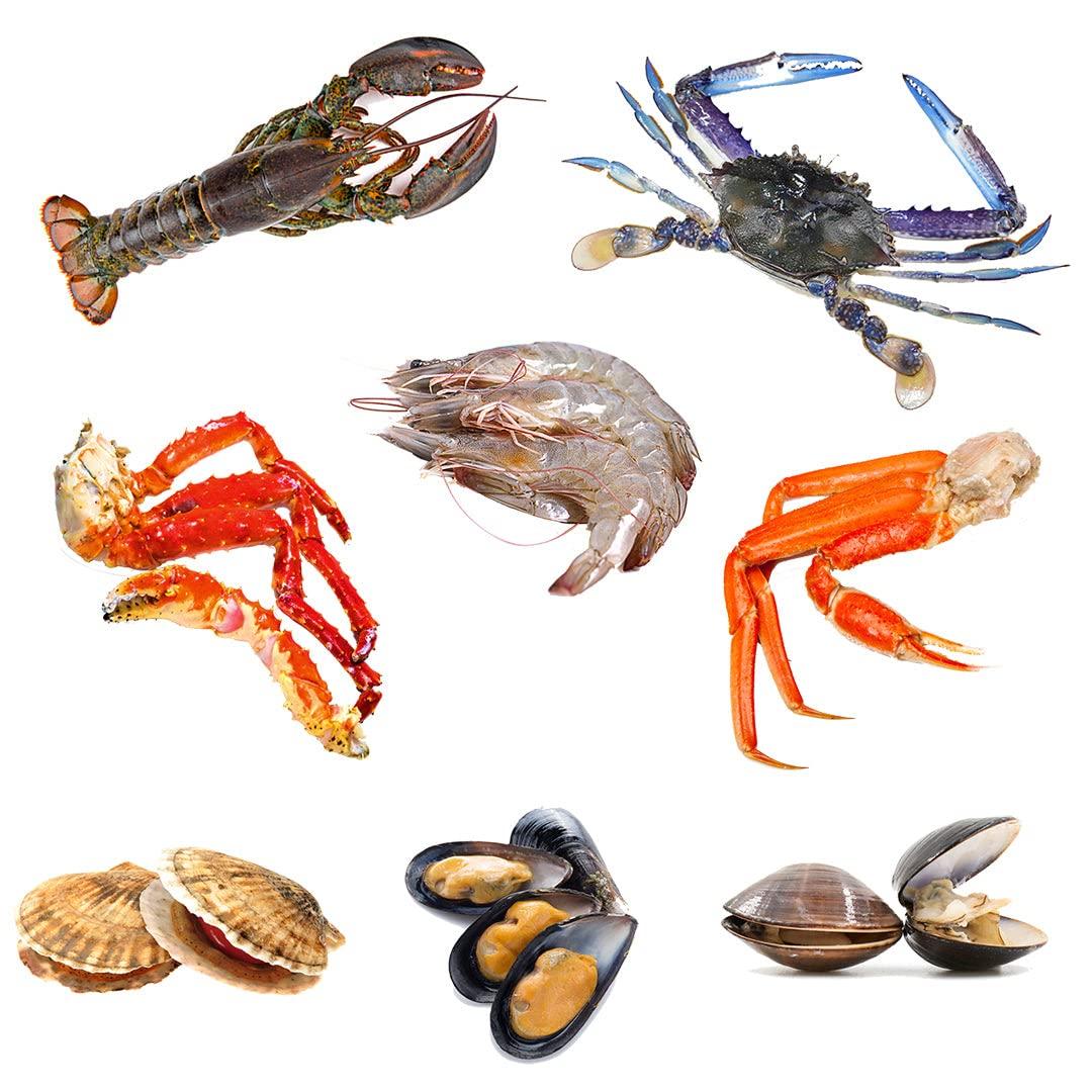 Seafood Boil Box 5 | 8 Ingredients | Lobster| Blue Crabs | Shrimp ...