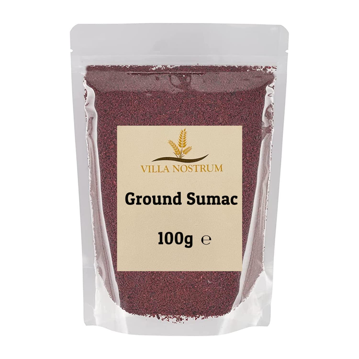 Turkish Sumac Powder 100g - Premium Ground Sumach by Villa Nostrum ...