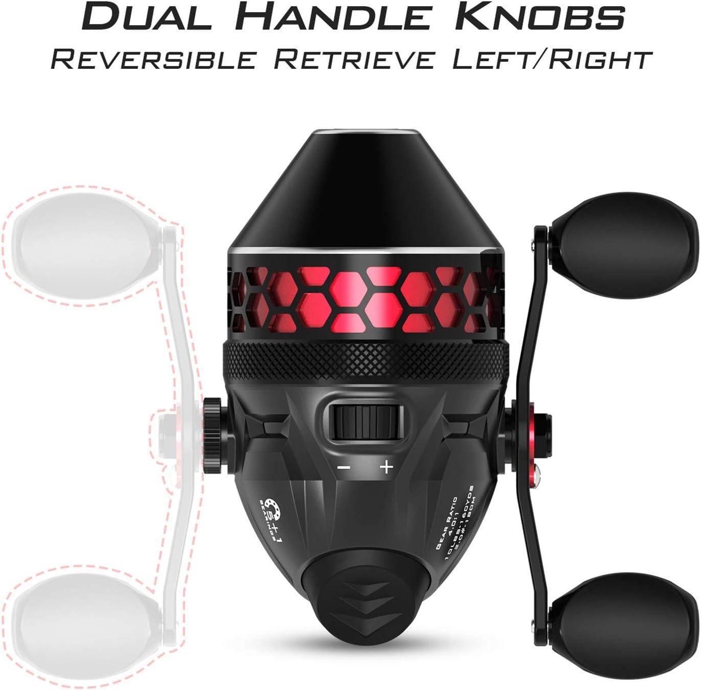 KastKing Brutus Spincast Fishing Reel Easy to Use Push Button Casting ...