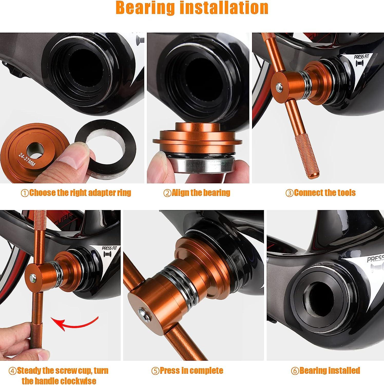 OugeWood Bicycle Bottom Bracket Tool Kit - Bearing Press & Removal Tool ...