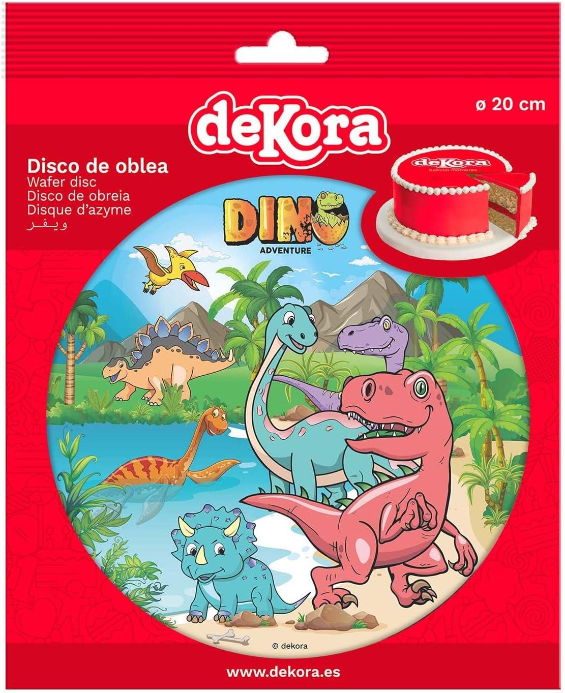 Dekora Dinosaurs Wafer Disc for Cake Edible Cake Topper for Children's ...