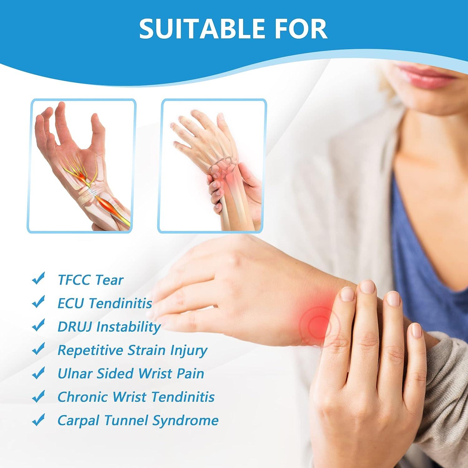 Joingood Adjustable Wrist Brace for TFCC Tears & Tendonitis - Support for DRUJ Instability ...