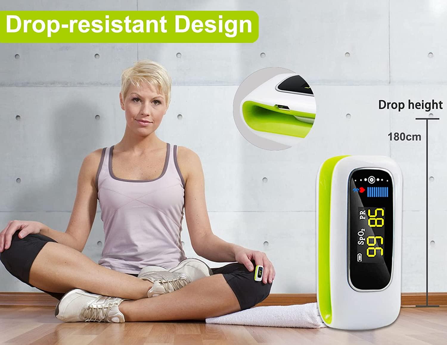 Bluetooth Rechargeable Pulse Oximeter Fingertip | SmileCare Oxygen ...