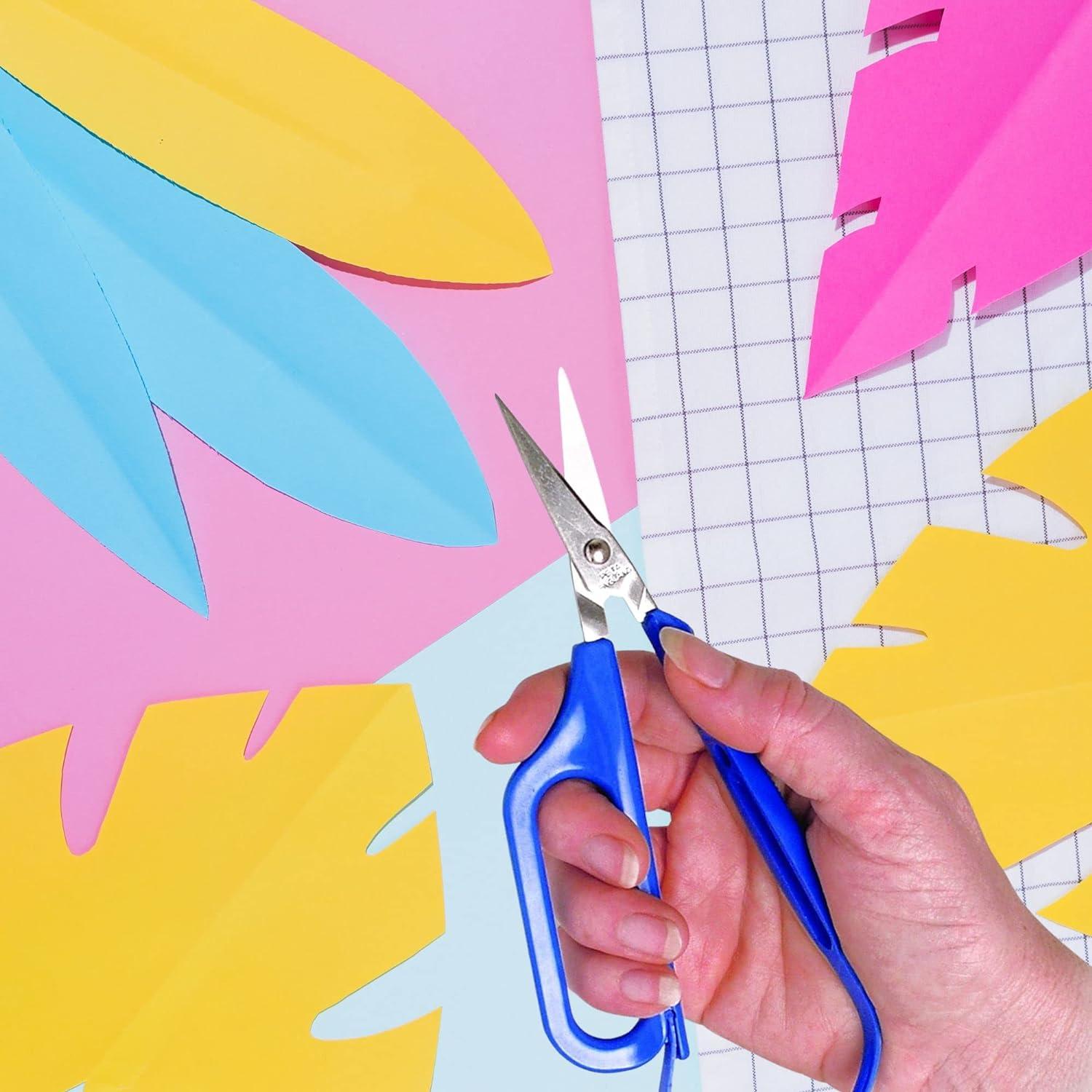 PETA Easi-Grip Long Loop Scissors Stainless Steel and Polymer Handle ...