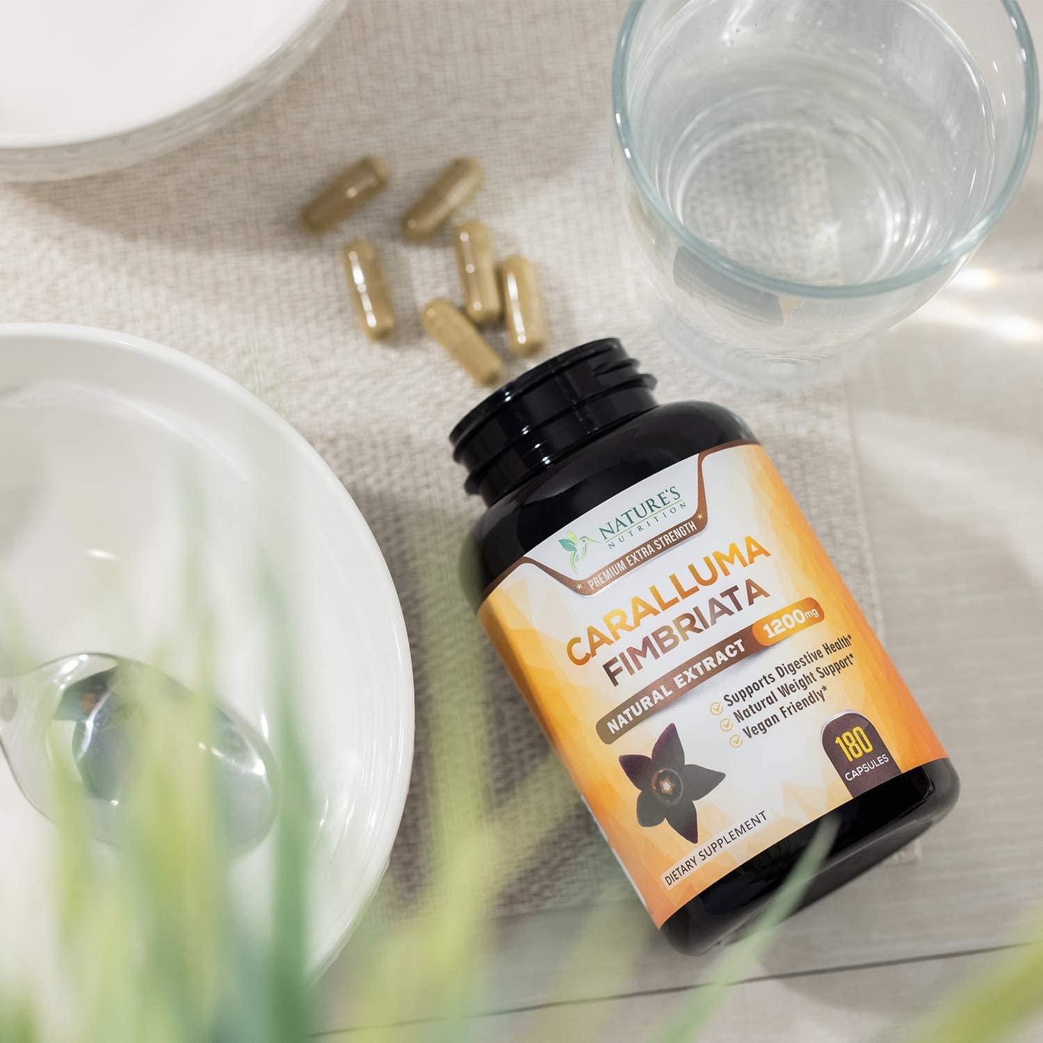 Caralluma Fimbriata Extract 1200mg - Natural Endurance Support Vegan ...