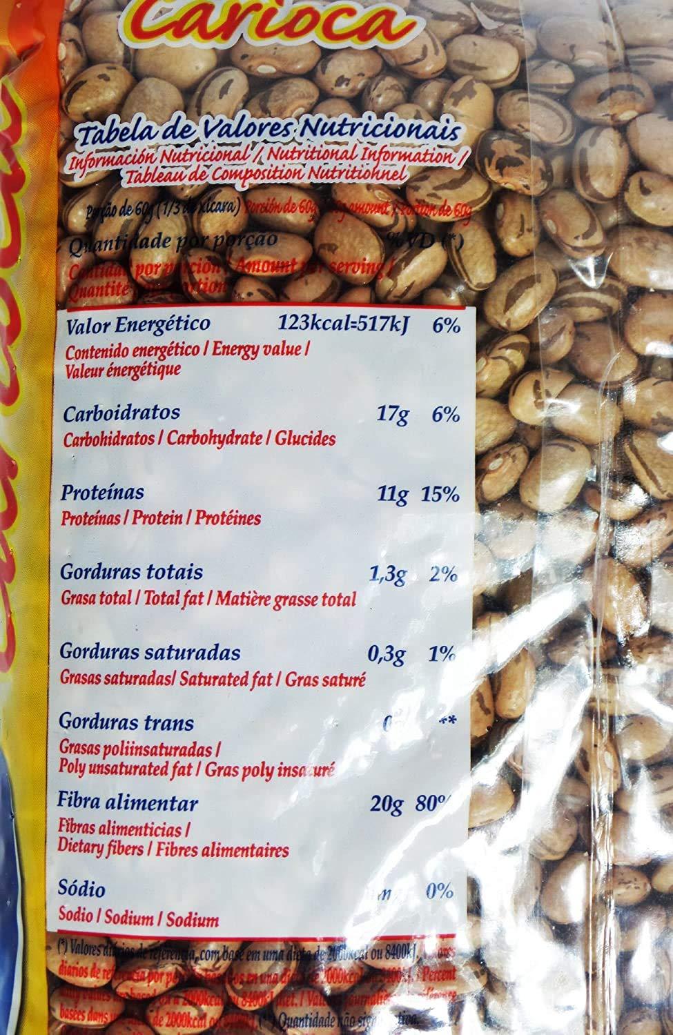 Camil Pinto Bean 35.27 oz | Feijao Carioca 1kg - Best Quality Beans for ...