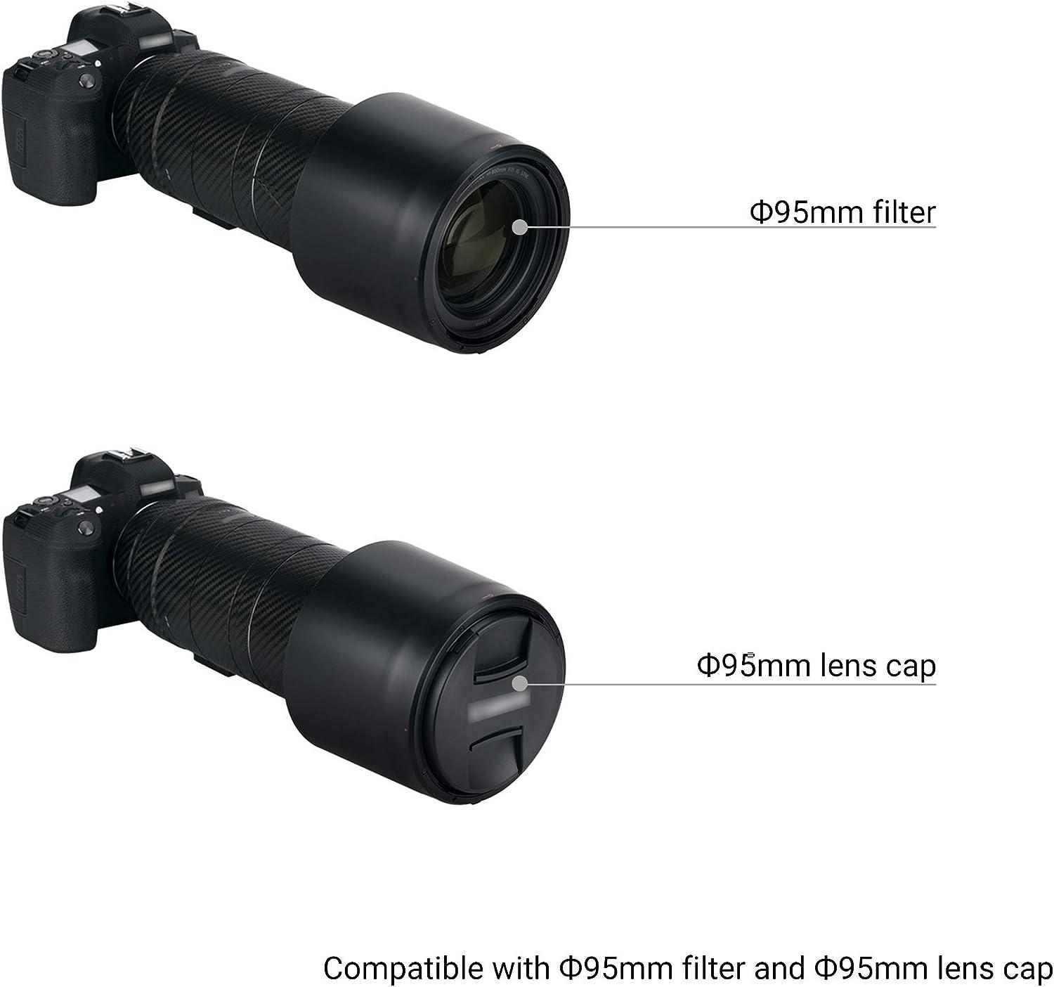 Reversible RF 800mm Bayonet Lens Hood for Canon RF 800mm f/11 STM Lens ...